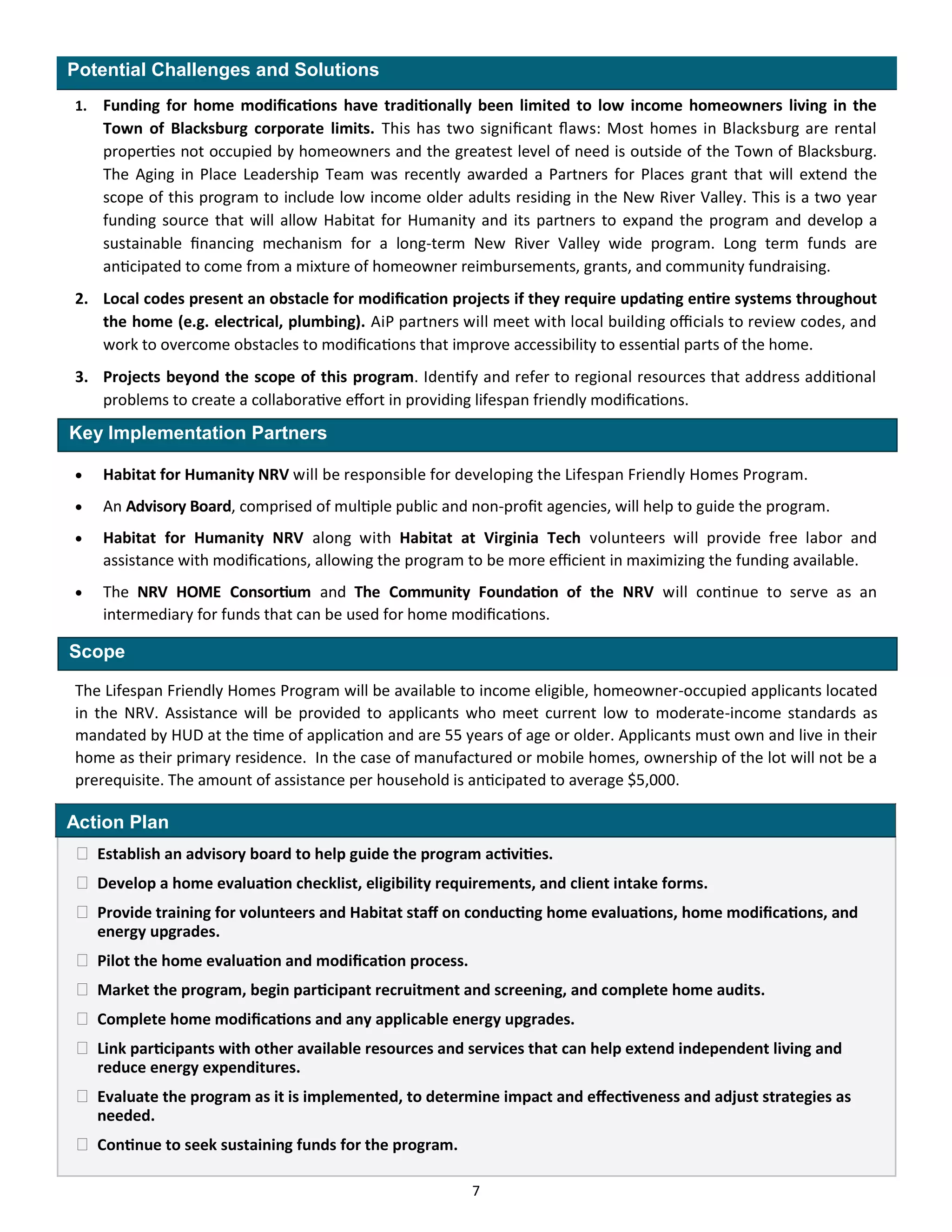 Aging in place action plan home matters | PDF