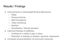 Aging in Place Supported by Continuous Wellness Monitoring | PPTX