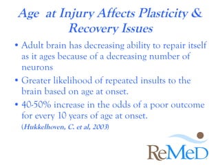 Aging Issues Following Brain Injury | PPT
