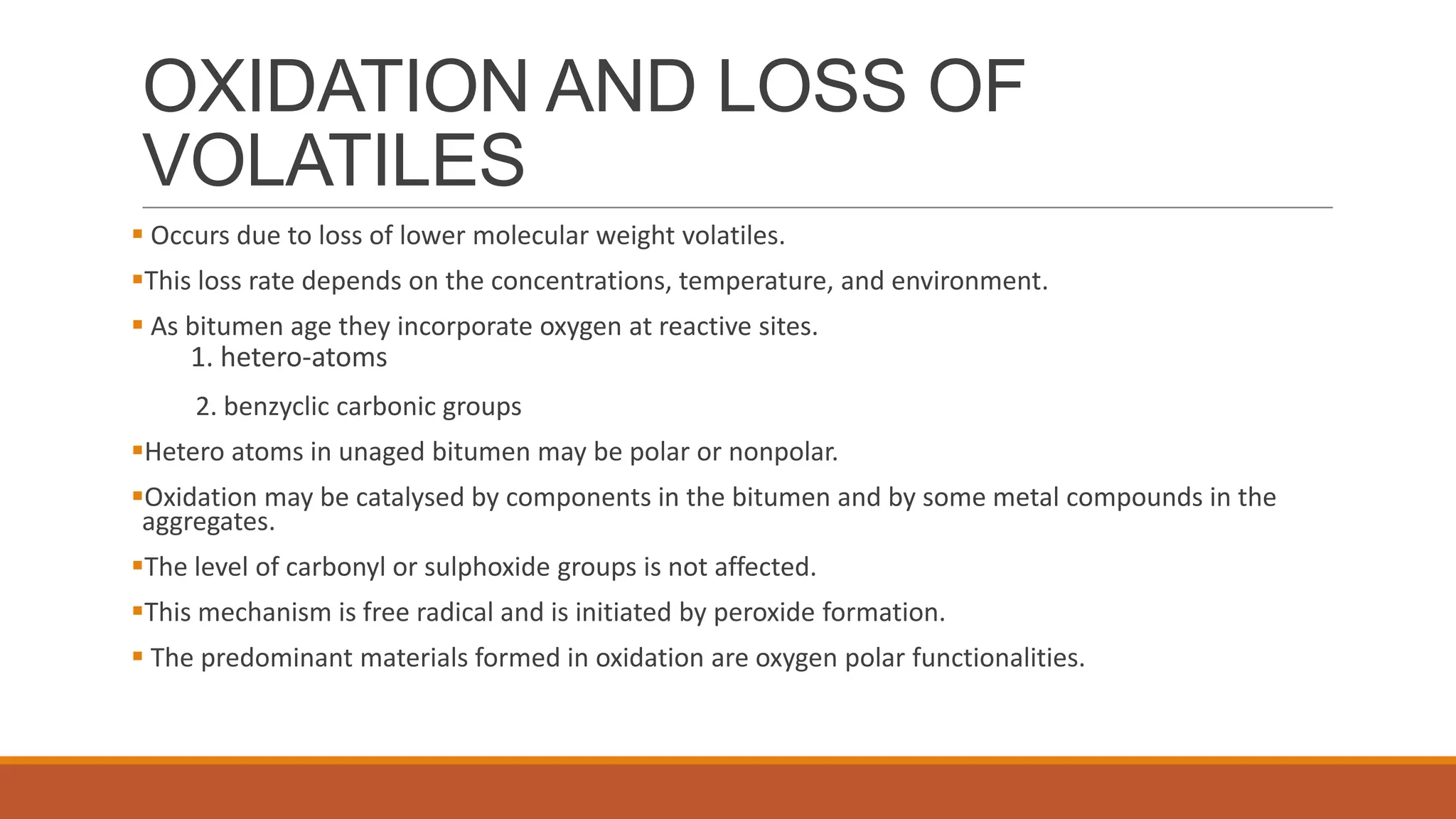Aging of bitumen | PPTX