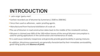 Aging of bitumen | PPTX