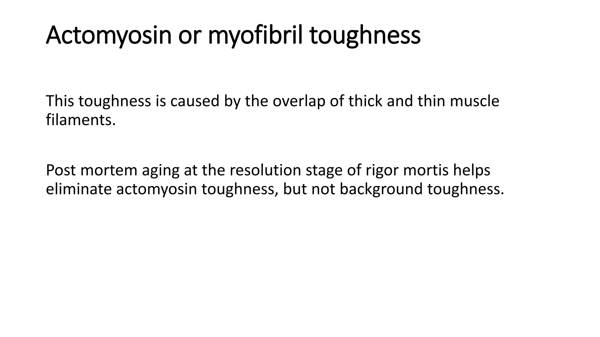Aging of meat | PPTX