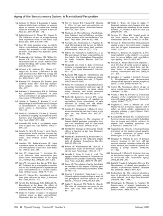Aging of the somatosensory system. a translational perspective | PDF