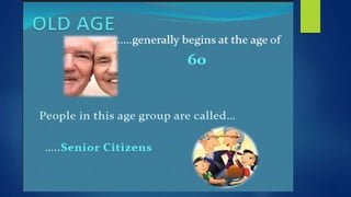 Aging population | PPT
