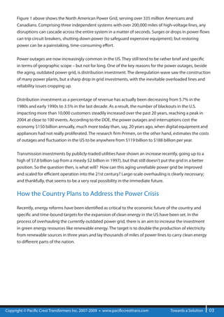 Aging Power Infrastucture in the US: Towards a Solution | PDF