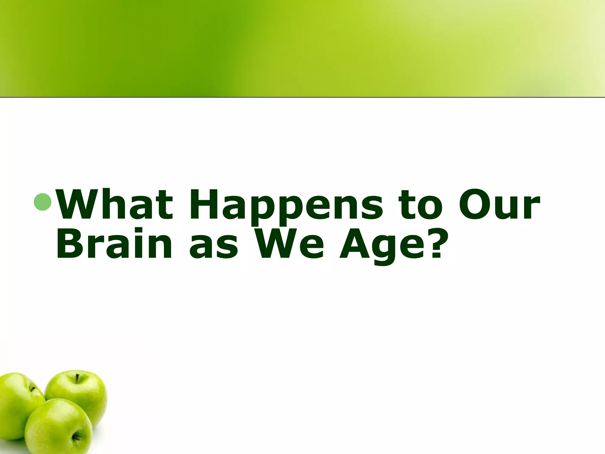 Aging powerpoint | PPT