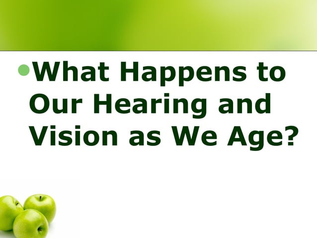 Aging Powerpoint