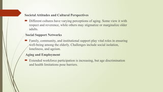 Presentation on the topic of Aging .pptx