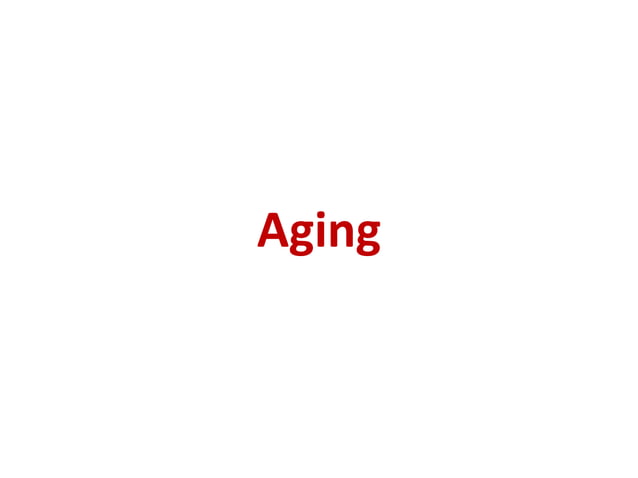 Aging review | PPT