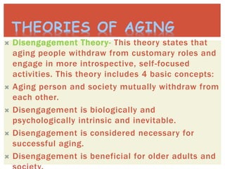 Aging theory | PPTX