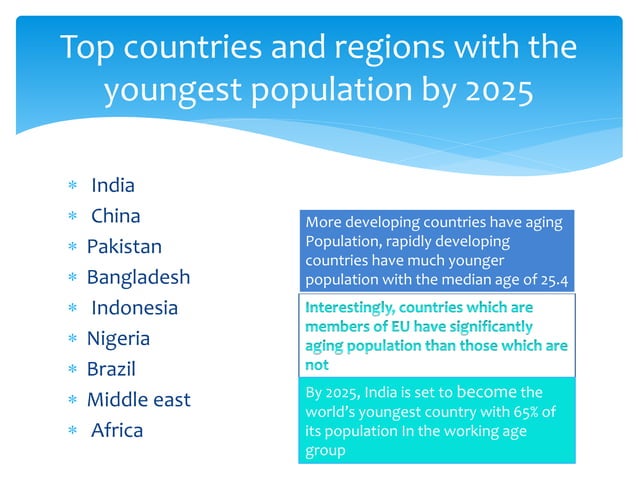 Aging workforce of Europe | PPT