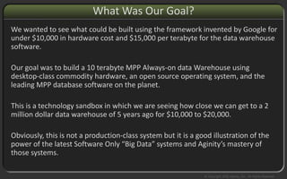 Aginity Big Data Research Lab V3 | PPT