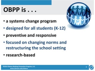 Agi olweus overview | PPTX | Professional School | Postgraduate Education