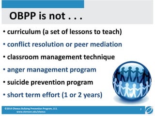 Agi olweus overview | PPTX | Professional School | Postgraduate Education