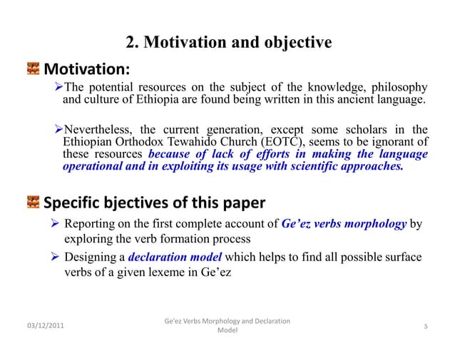 Ge'ez Verbs Morphology and Declaration Model | PDF | Geology | Science