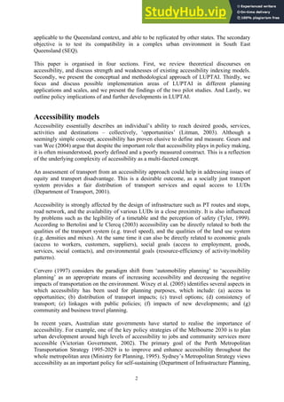 A GIS Based Land Use And Public Transport Accessibility Indexing Model ...