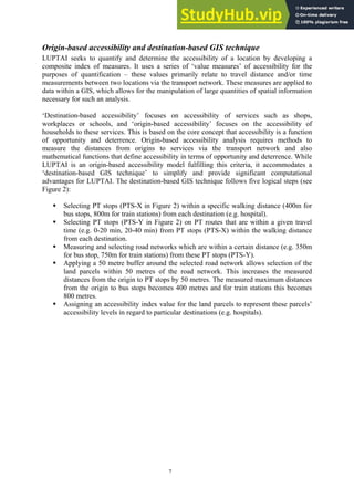 A GIS Based Land Use And Public Transport Accessibility Indexing Model | PDF