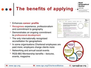 RGS: Geospatial Career development - Mike Cottrill and Lucy Allen | PPT
