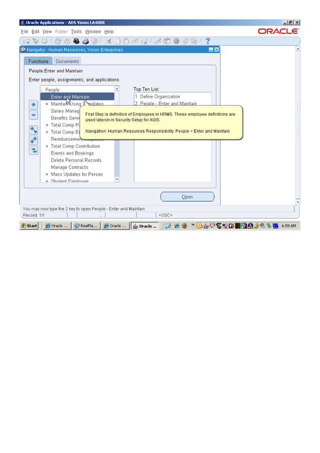 AGIS Setup White Paper from Oracle with Screen Shots and Explanation. | PDF