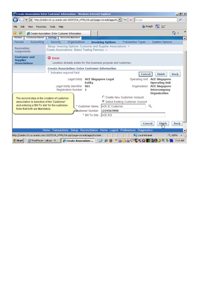 AGIS Setup White Paper from Oracle with Screen Shots and Explanation. | PDF