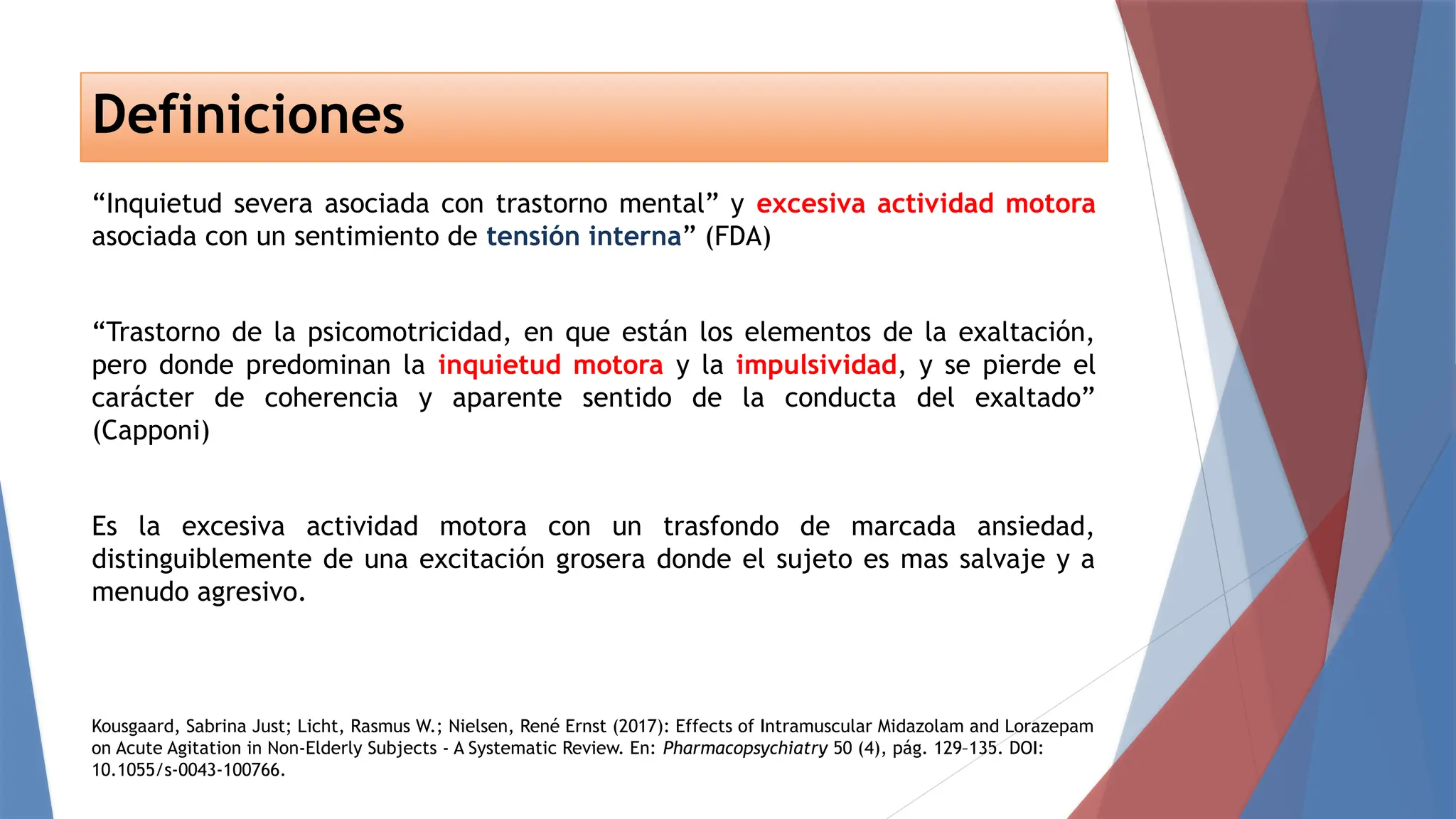 Agitacion psicomotriz tratamiento y manejo.pptx