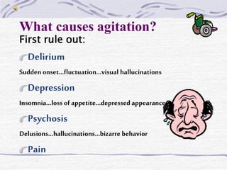 Agitation and Aggression | PPTX