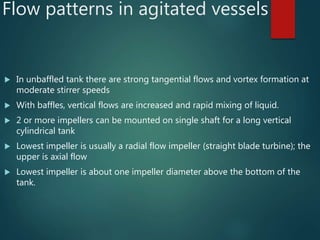 Agitaion and mixing | PPTX