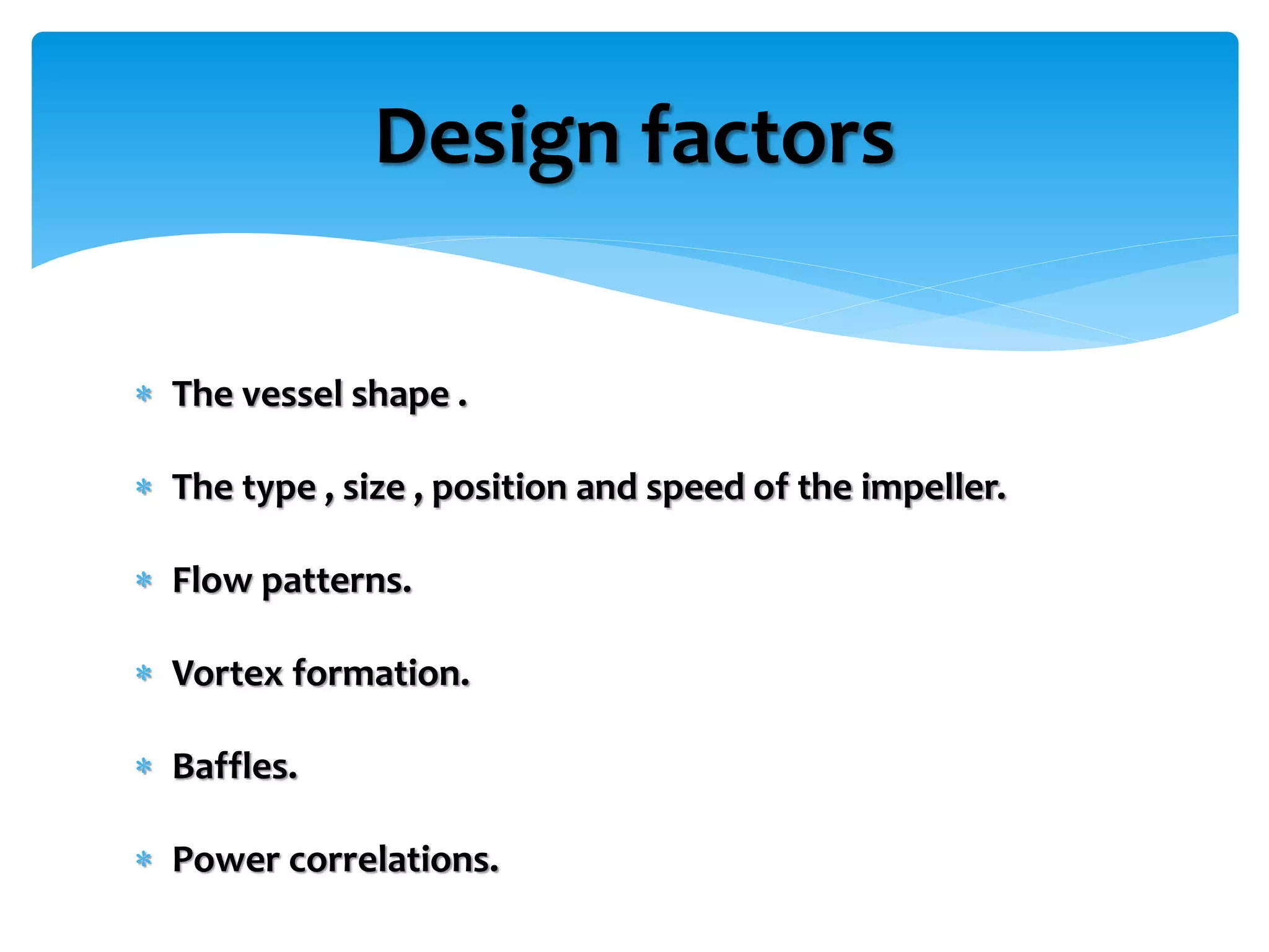 Agitated vessel Design | PPTX