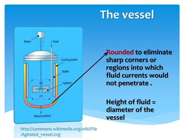 Agitated vessel Design | PPTX | Chemistry | Science