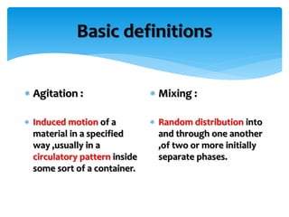 Agitated vessel Design | PPTX
