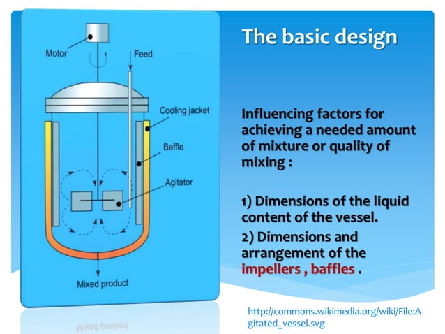 Agitated vessel Design | PPTX | Chemistry | Science