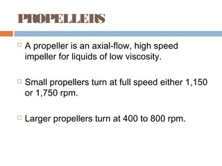 Agitation and mixing | PPT