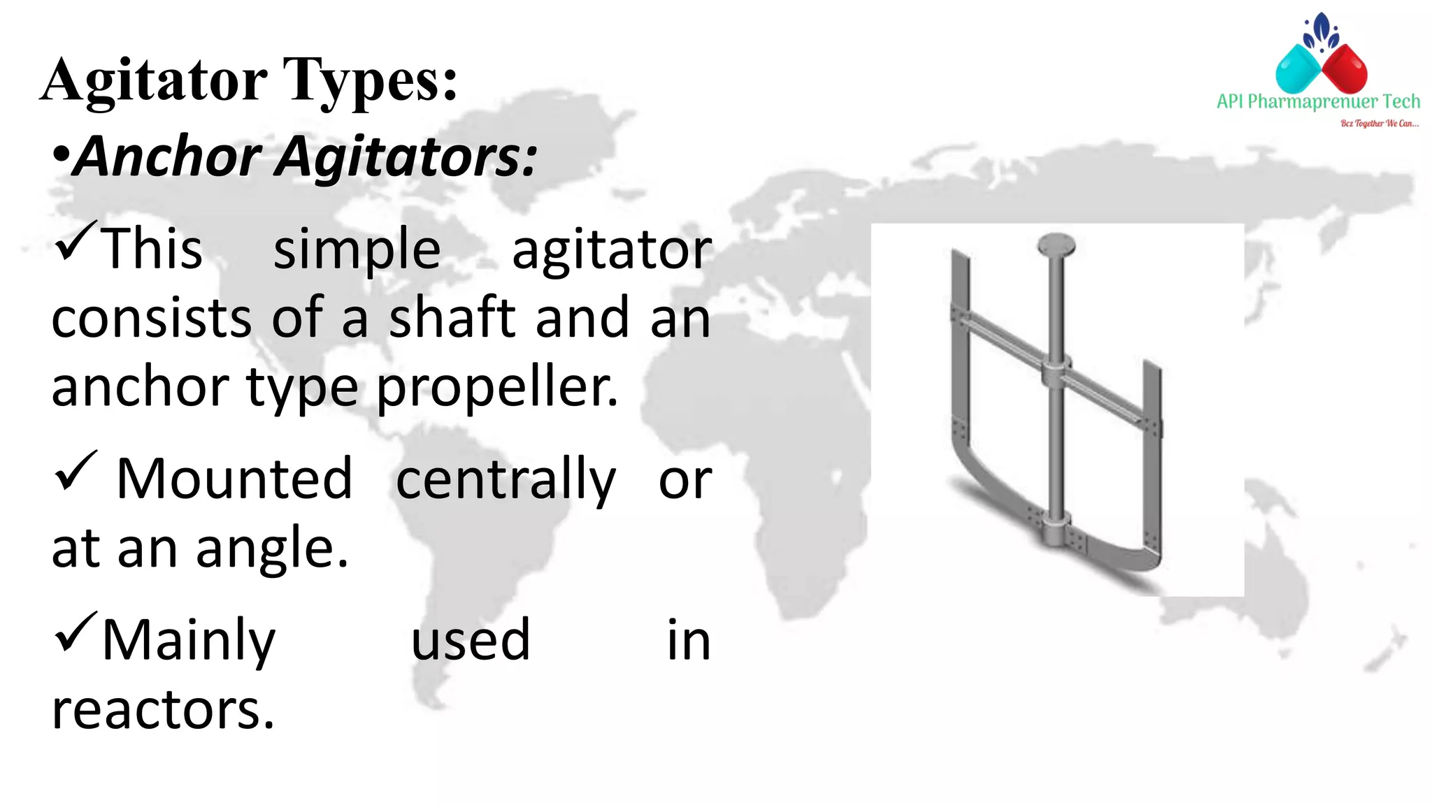 Agitator types, application & function, No. of agitator calculation | PPTX