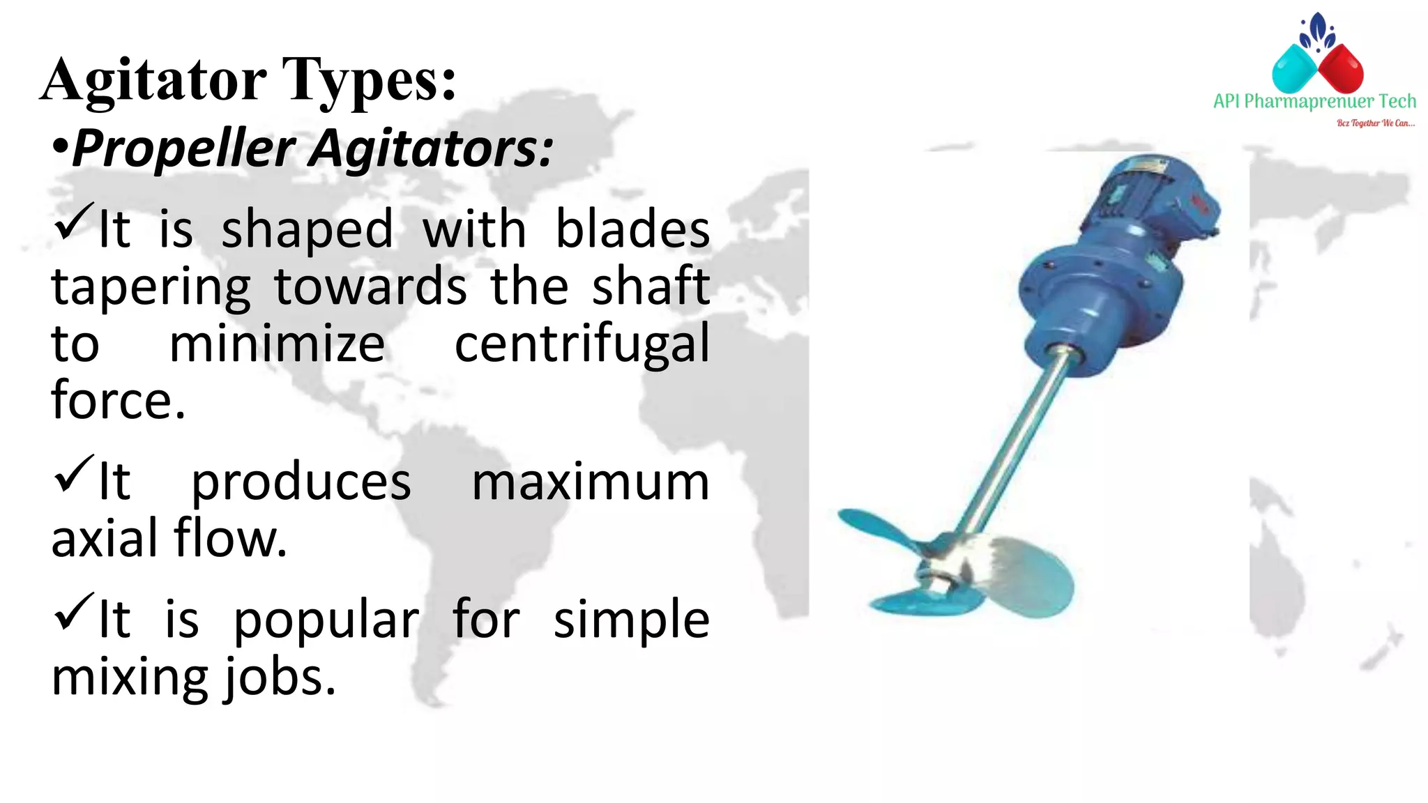 Agitator types, application & function, No. of agitator calculation | PPTX