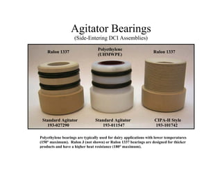 Agitator bearings | PDF