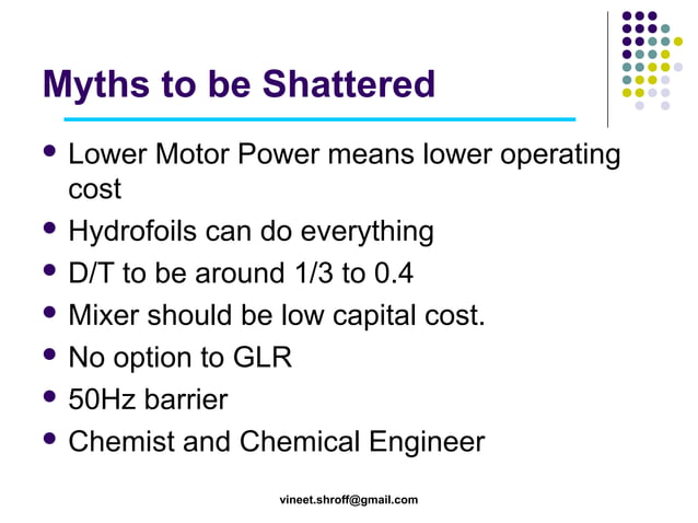 Agitator Design And Selection Ppt