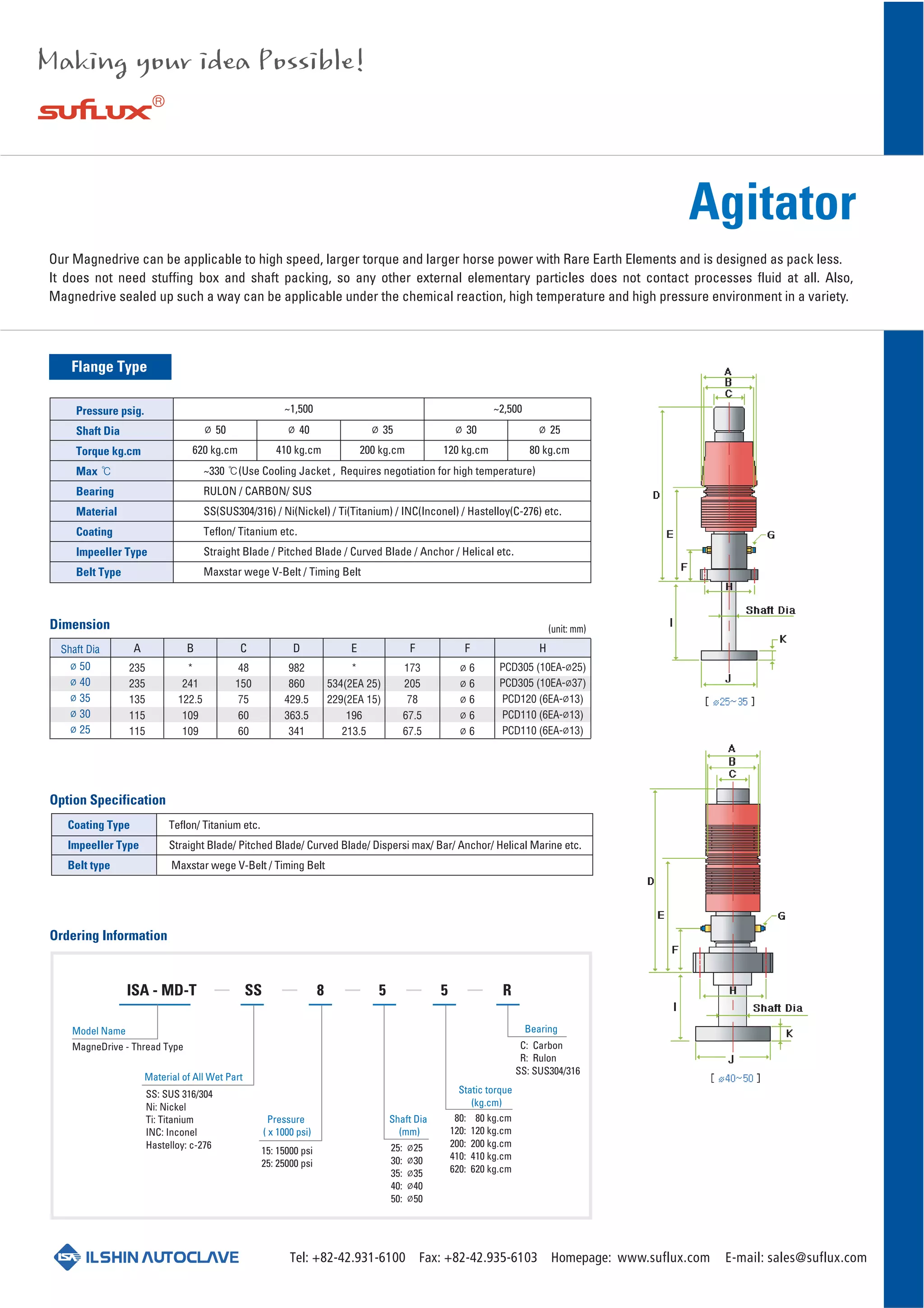 Agitator catalog-ilshinautoclave | PDF