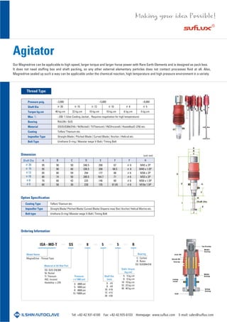 Agitator catalog-ilshinautoclave | PDF | Chemistry | Science