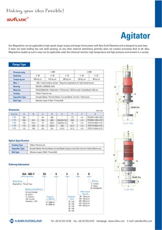 Agitator catalog-ilshinautoclave | PDF | Chemistry | Science