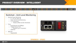 Блоки распределения питания (PDU) VERTIV Geist | PPTX