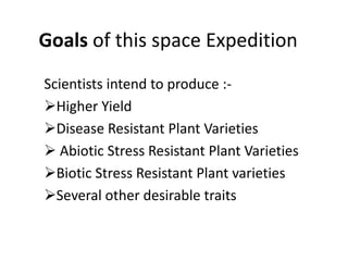 Space Breeding | PPTX