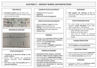 Connaissances générales des avions : électricité | PDF