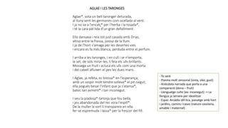 Aglae i les taronges | PPTX