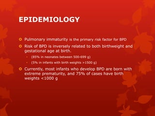 A glance at BPD | PPTX | Lung and Respiratory Health | Diseases and ...