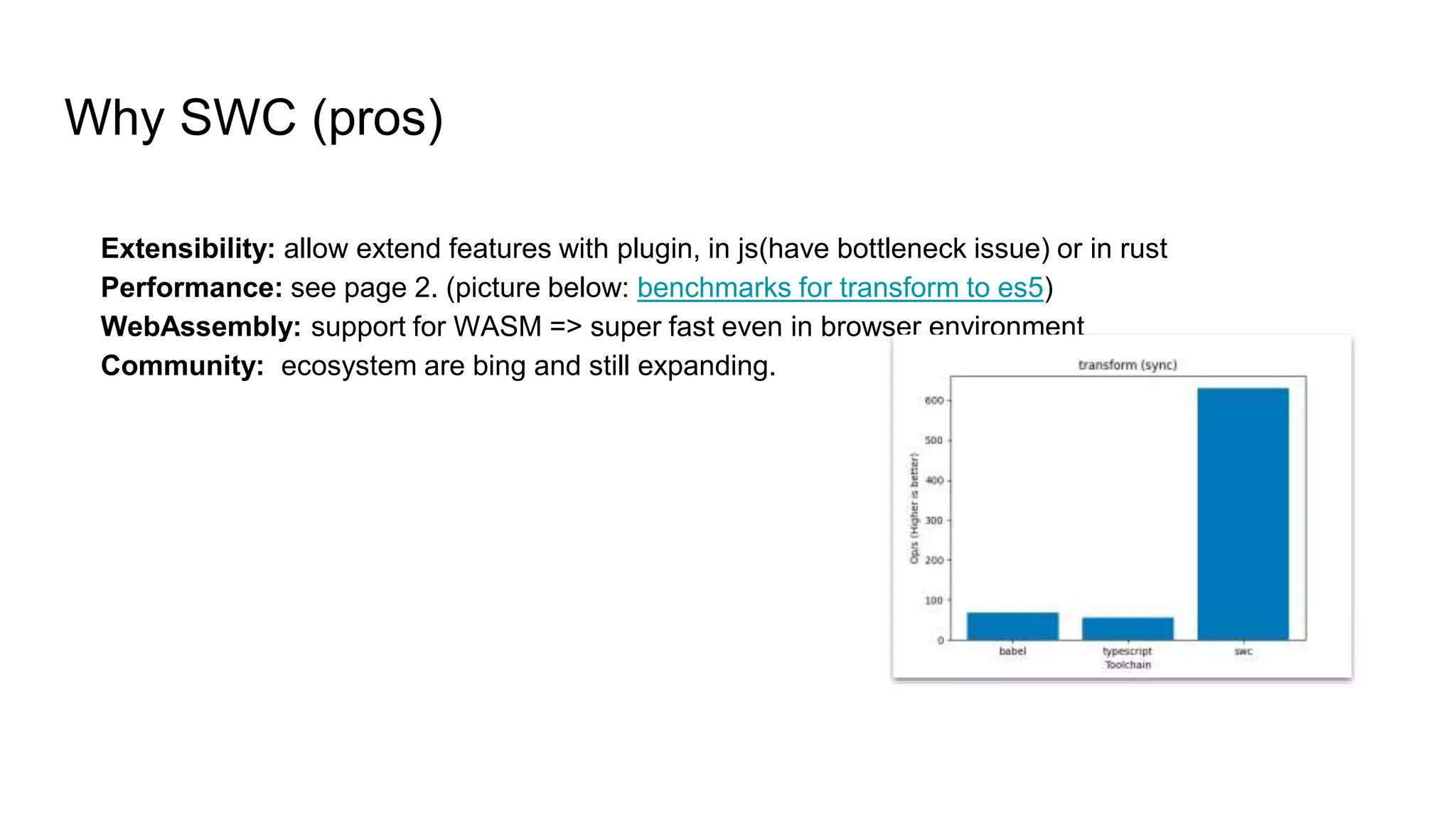 A glance at the Rust SWC | PPT
