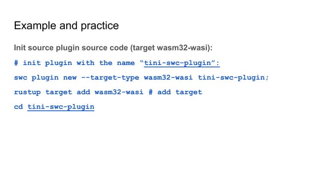 A glance at the Rust SWC | PPT
