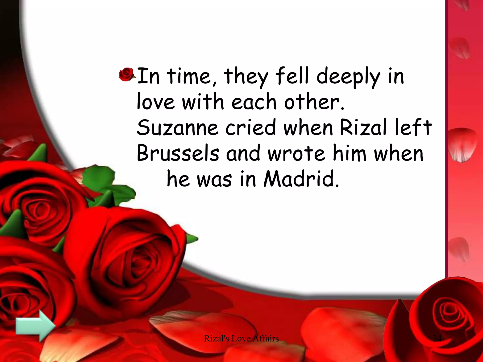 rizal romance | PPTX