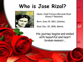 rizal as a lover | PPTX
