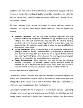 A GLIMPSE INTO FAMOUS CELEBRITIES HOBBIES & INTERESTS.pdf