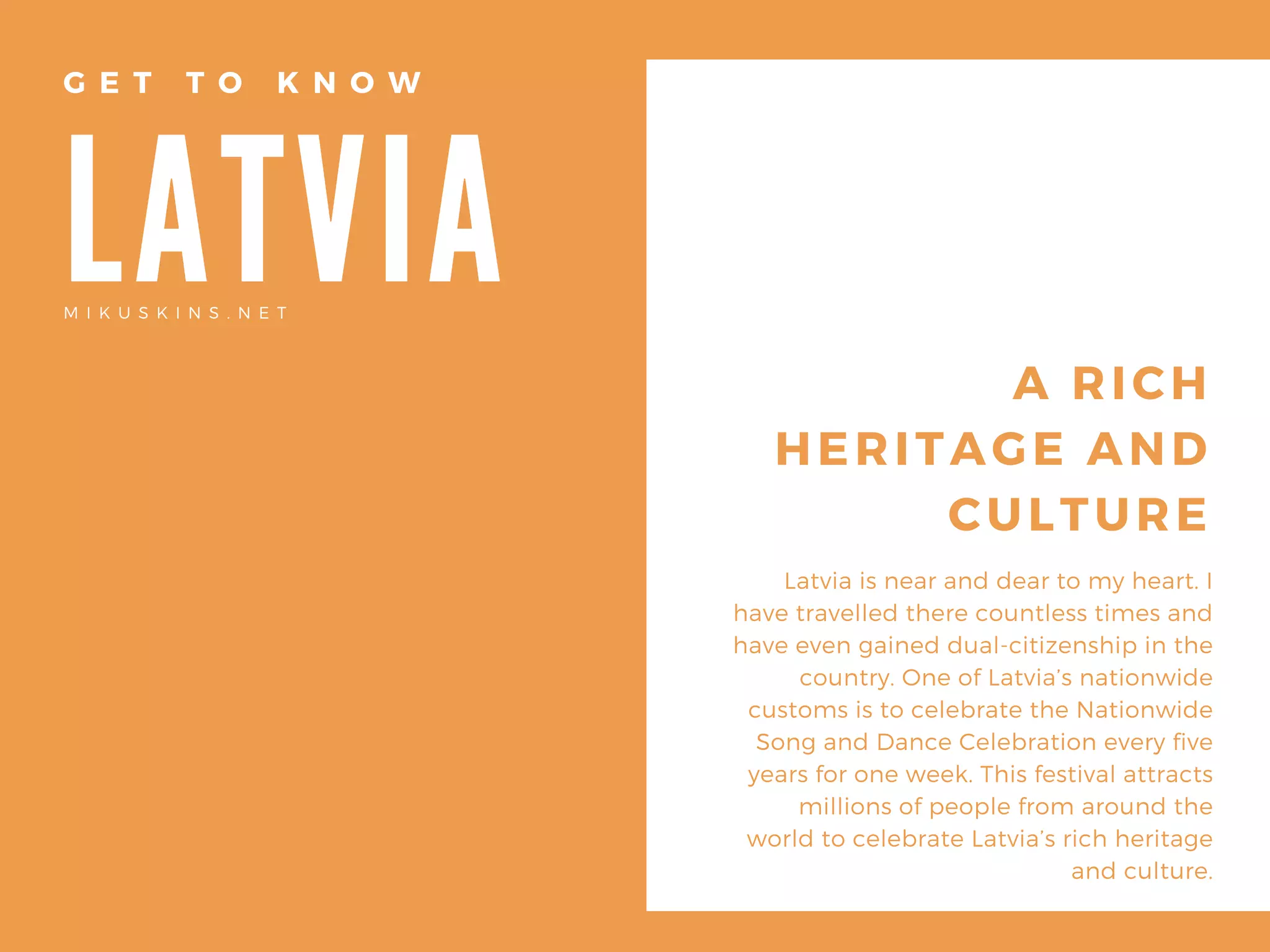 A Glimpse into Latvian Culture: The Nationwide Song and Dance ...